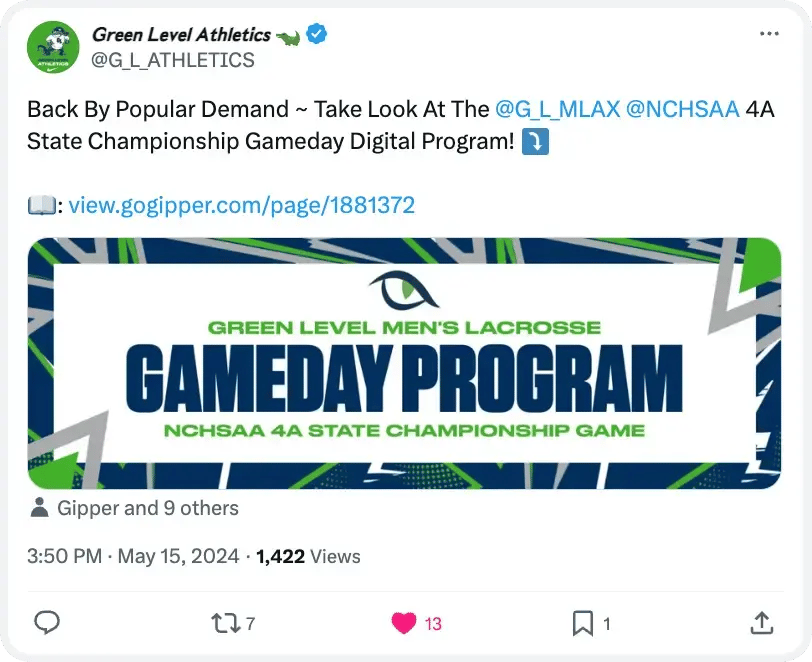 Use Cases | Gameday Programs